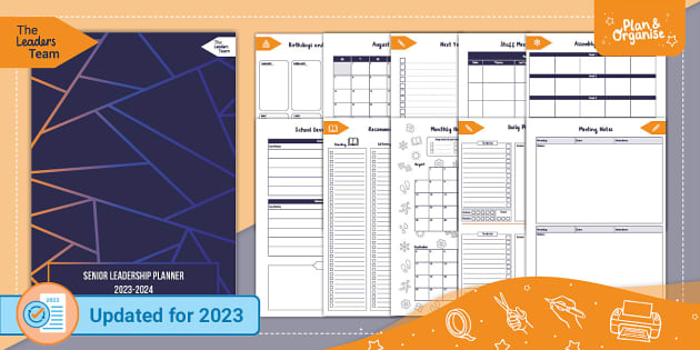 SLT Planner 2023-2024 | Twinkl Plan & Organise - Twinkl