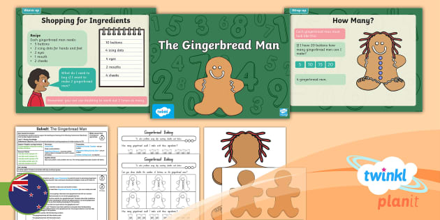 Level 1 SolveIt: The Gingerbread Man (teacher made)