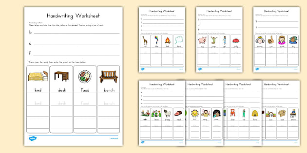 Handwriting Worksheets Letter Formation - Australia - Twinkl