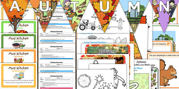 Autumn Resource Pack for Childminders (teacher made)