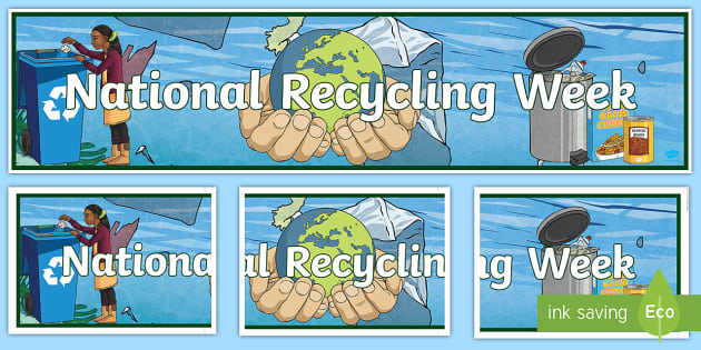 Free National Recycling Week Banner Twinkl