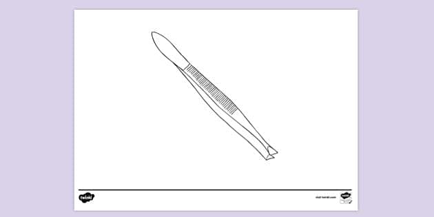 Tweezers Colouring | Colouring Sheets (Teacher-Made)