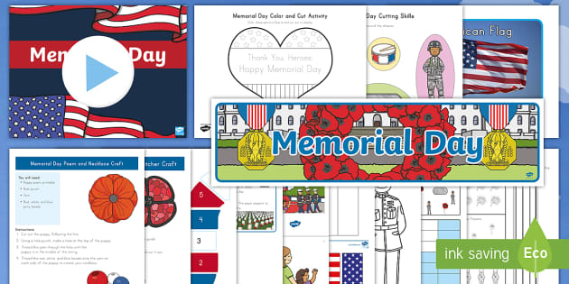 Memorial Day Activity Pack - Twinkl USA Resources - Twinkl