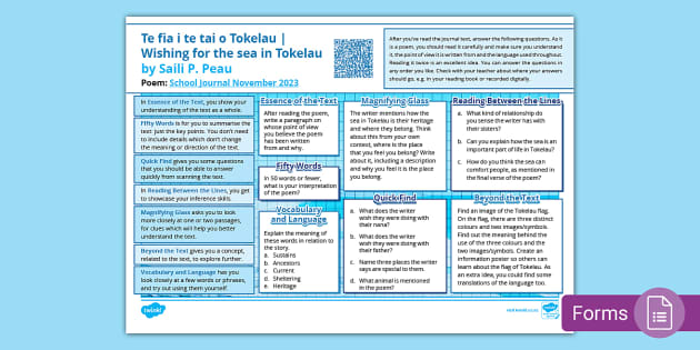 L4 November 2023 Te fia i te tai o Tokelau - Wishing for the sea in Tokelau