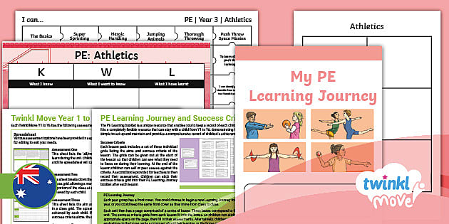 Move PE Year 3 Athletics Assessment Pack (teacher made)