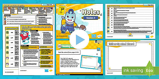Holes Whole-Class Guided Reading Pack 3 [UKS2] - Twinkl