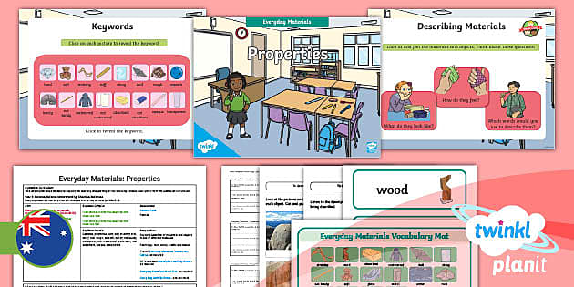 Year 1 Science Everyday Materials Lesson 3 Properties