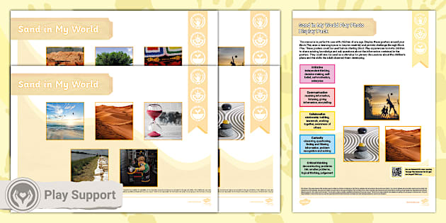 Play for All Ages - Sand in My World Photo Display Pack