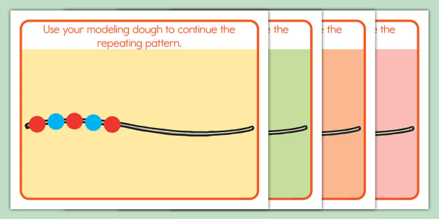 Making Patterns Modeling Dough Mats Hecho Por Educadores
