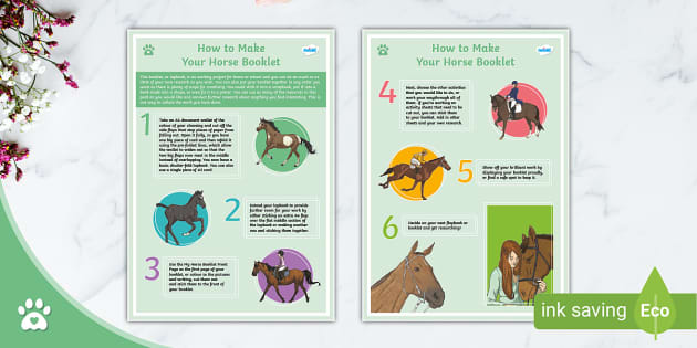 How to Make Your Horse Booklet - Step-by-Step Guide - Pets
