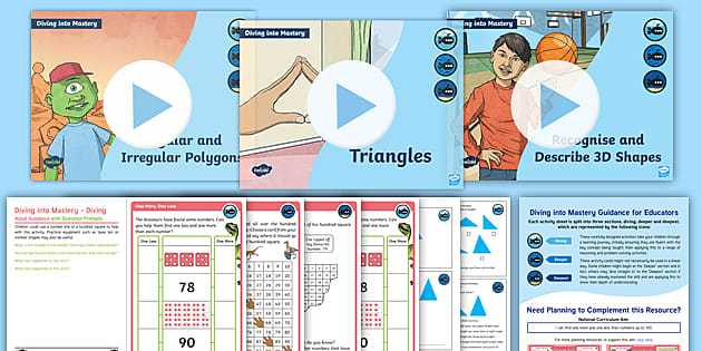Free Diving into Mastery - White Rose Maths Supporting Resources Pack