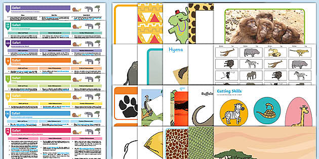 EYFS Safari Activity Planning and Continuous Provision Ideas Resource Pack