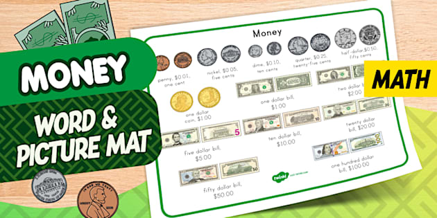 Pictures of US Currency | Resource | Twinkl USA - Twinkl
