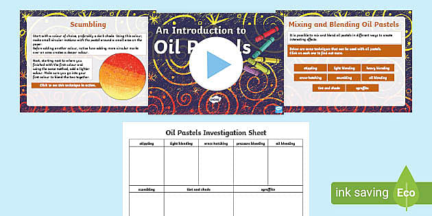 An Introduction to Oil Pastels Resource Pack (teacher made)