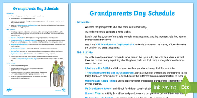 Grandparents Day Planning Ideas teacher Made Twinkl grandparents-day-planning-ideas-teacher-made-twinkl