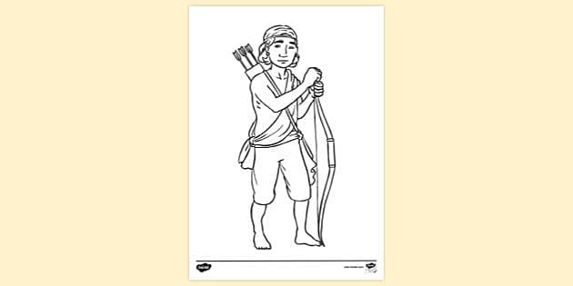 Devadatta Colouring Sheet (Teacher-Made) - Twinkl