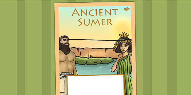Ancient Sumer Book Cover (teacher made) - Twinkl