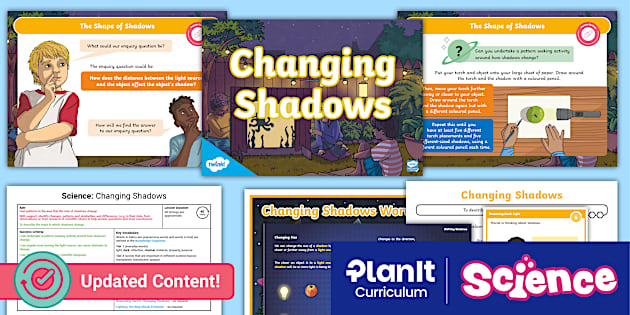 Science: Light: Changing Shadows Year 3 Lesson 6 - Twinkl