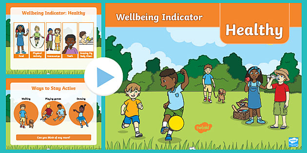 Whole School Assembly on Wellbeing Indicator: Healthy PowerPoint