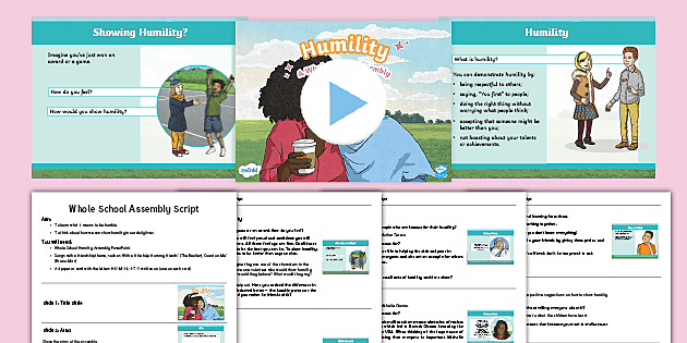 Whole-School 'Humility' Assembly Pack (teacher made)