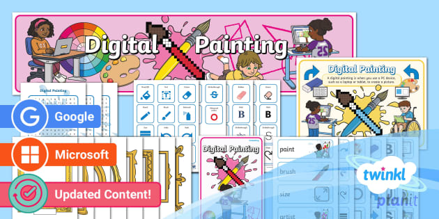 Computing: Digital Painting: Year 1 Additional Resources Pack