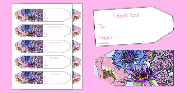 Florist Role Play Gift Tags - Florist Role Play, florist, flower shop,