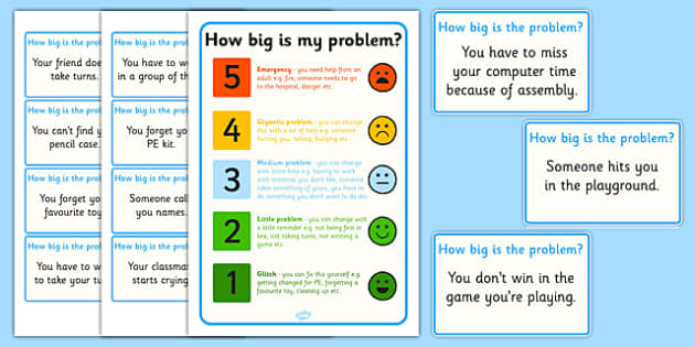How Big Is My Problem Sorting Activity Teacher Made 