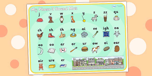 Houses and Homes Phase 3 Sound Mat (teacher made) - Twinkl