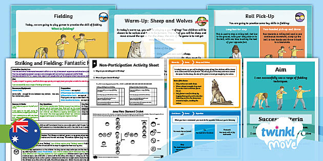 Move PE Year 3 Lesson 4: Fantastic Fielding Lesson Pack
