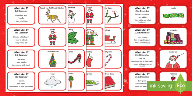 What Am I? Guessing Game | Advent Games | Twinkl Resources