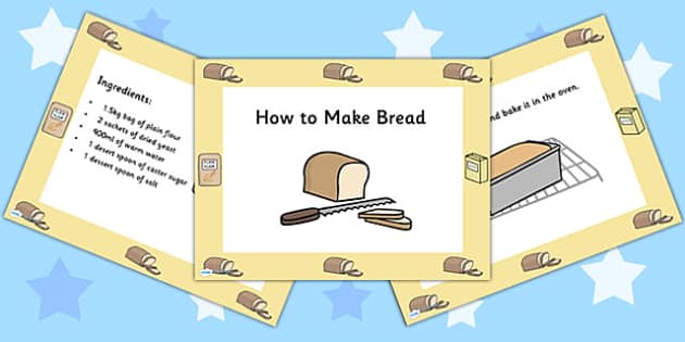 Bread Recipe PowerPoint (teacher made)