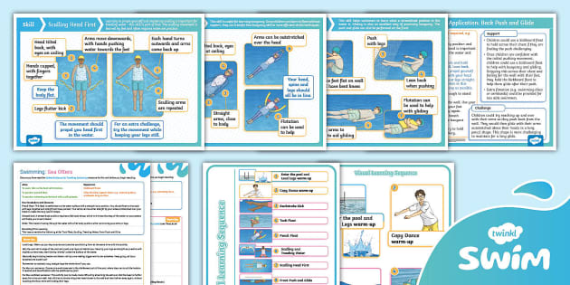 Twinkl Swim - Stage 2 (Beginners) Lesson 5 - Sea Otters