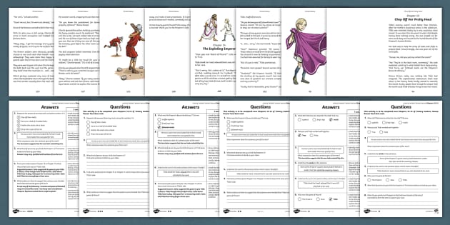 KS2 Ancient Romans Fiction Story Differentiated Reading Comprehension ...