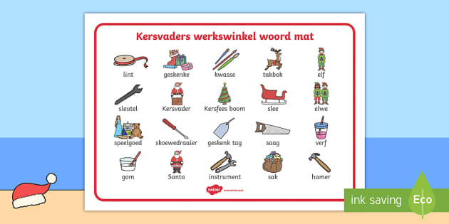 Kervaders werkwinkel woord mat