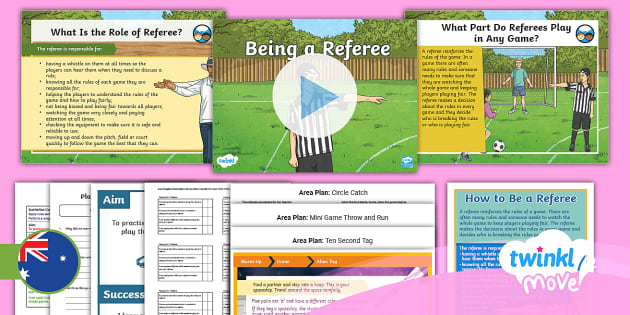 Move PE Playing Fair Referee (teacher made) - Twinkl