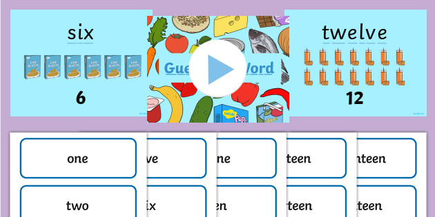 Converting Numbers to Words Game | KS1 Maths Resources