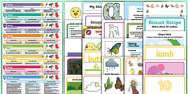 EYFS Spring Planning & Continuous Provision Ideas (Ages 2-4)