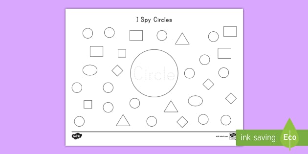 I Spy Circles Activity (Teacher-Made) - Twinkl