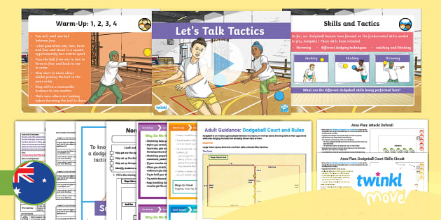 Dodgeball Tactics for Children | Dodgeball Lesson 5 - Twinkl