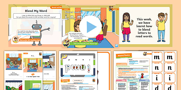 'i, n, m, d' Lesson Pack Level 2 Week 2 Lesson 5 - Twinkl