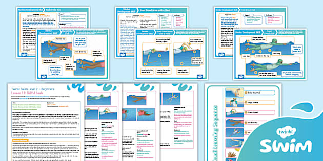 Twinkl Swim - Level 2 (Beginners) Lesson 11 - Skilful Seals