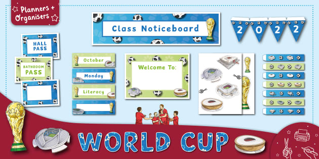 Qatar World Cup | Classroom Display Pack (teacher made)