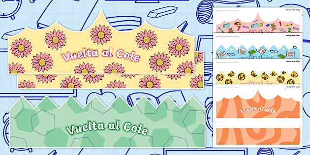 Coronas: vuelta al cole (teacher made) - Twinkl