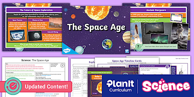 * NEW * Y5 Earth and Space: The Space Age: Lesson 1 - Twinkl