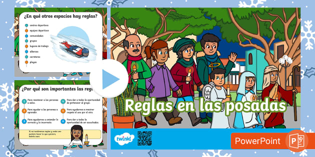 PowerPoint: Reglas en las posadas (teacher made) - Twinkl