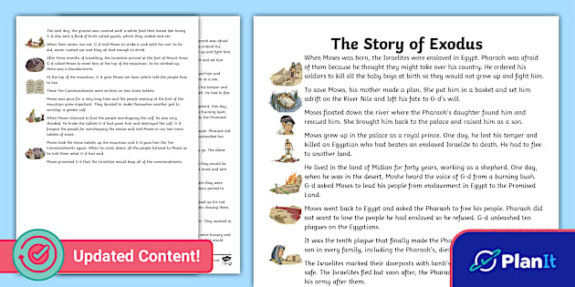 The Exodus Story (Teacher-Made) - Twinkl