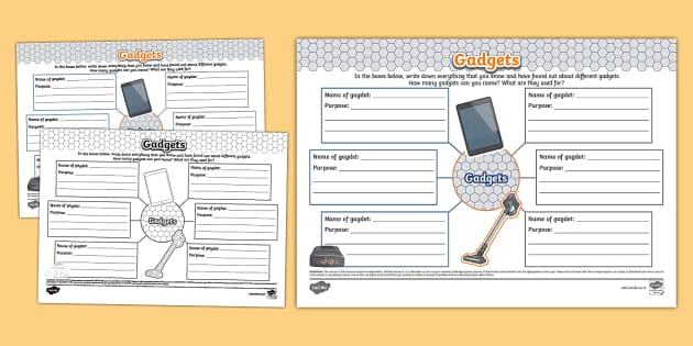 * NEW * Gadgets Mind Map (Lehrer gemacht) - Twinkl