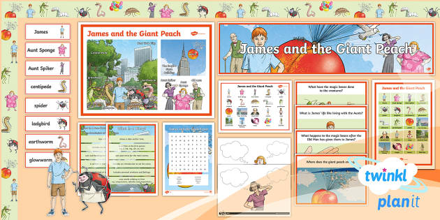 James and the Giant Peach Lesson Ideas - Twinkl