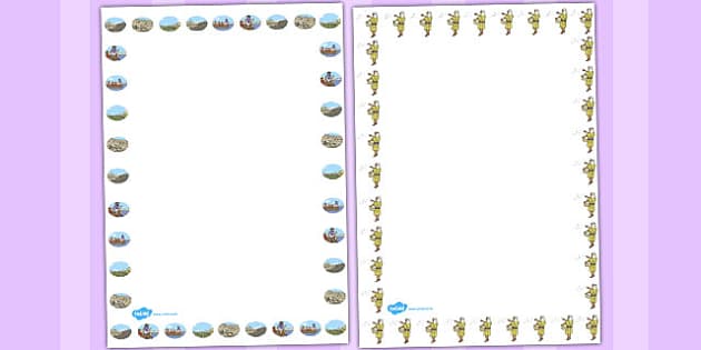 Editable The Sower and the Seeds Page Borders - Twinkl