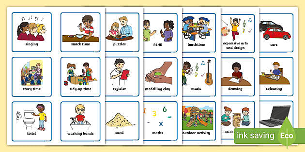 * NEW * Visual Timetable for Early Year's Foundation Stage